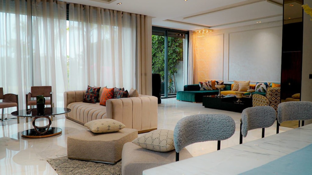 Chic Villa With Pool And 4 Bedrooms And Wifi, In A Big Golf Resort - Morocco