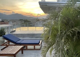 Terraço no piso superior