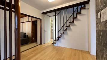 Corrimãos nas escadas