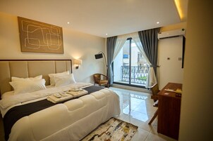 Quarto Executivo, vista para a piscina