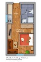 Apartamento | Planta do andar