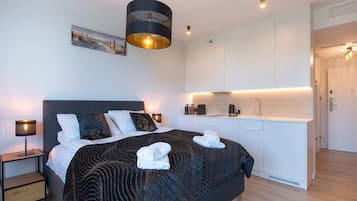 Apartamento | 1 quarto, roupa de cama fornecida