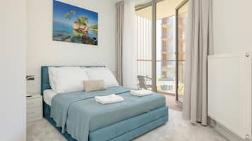 Apartamento | 1 quarto, individualmente mobiliados, ferros/tábuas de passar roupa