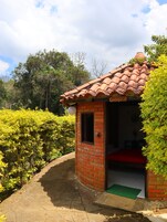 Quarto casal conforto, vista para a montanha