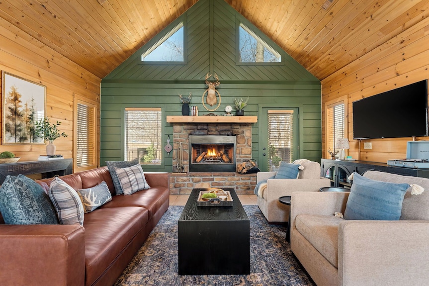 Luxury Cabin Vibes Walk To Thunder Ridge - Missouri