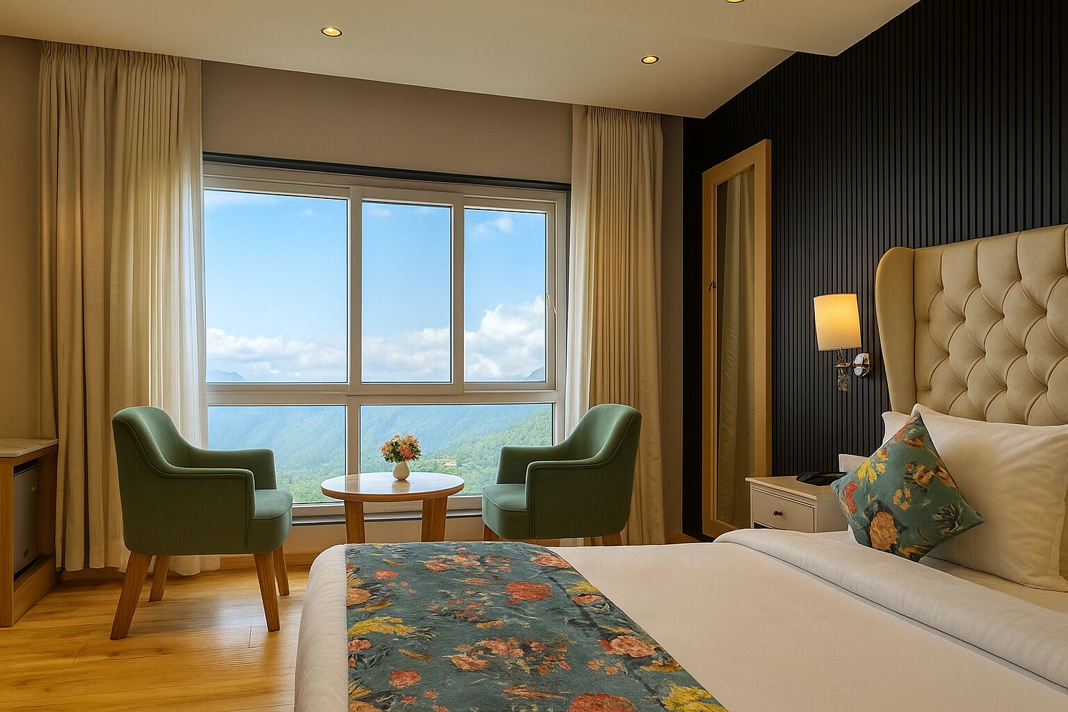 Quarto Duplo Presidencial, vista para o vale | Vista para a montanha