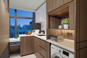 Estúdio premier | Cozinha americana privada | Chaleira elétrica