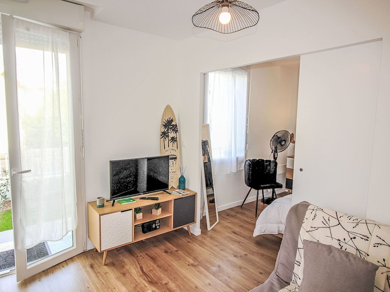 Confortable Appartement Pour 2 Personnes Avec Wifi, Tv Et Patio - Capbreton