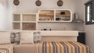 Comfort Apartment with kitchenette 4 | Área de estar | TV