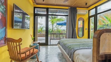 Villa Familiar, vista para a praia | 6 quartos, secretária, quartos insonorizados, Wi-fi grátis
