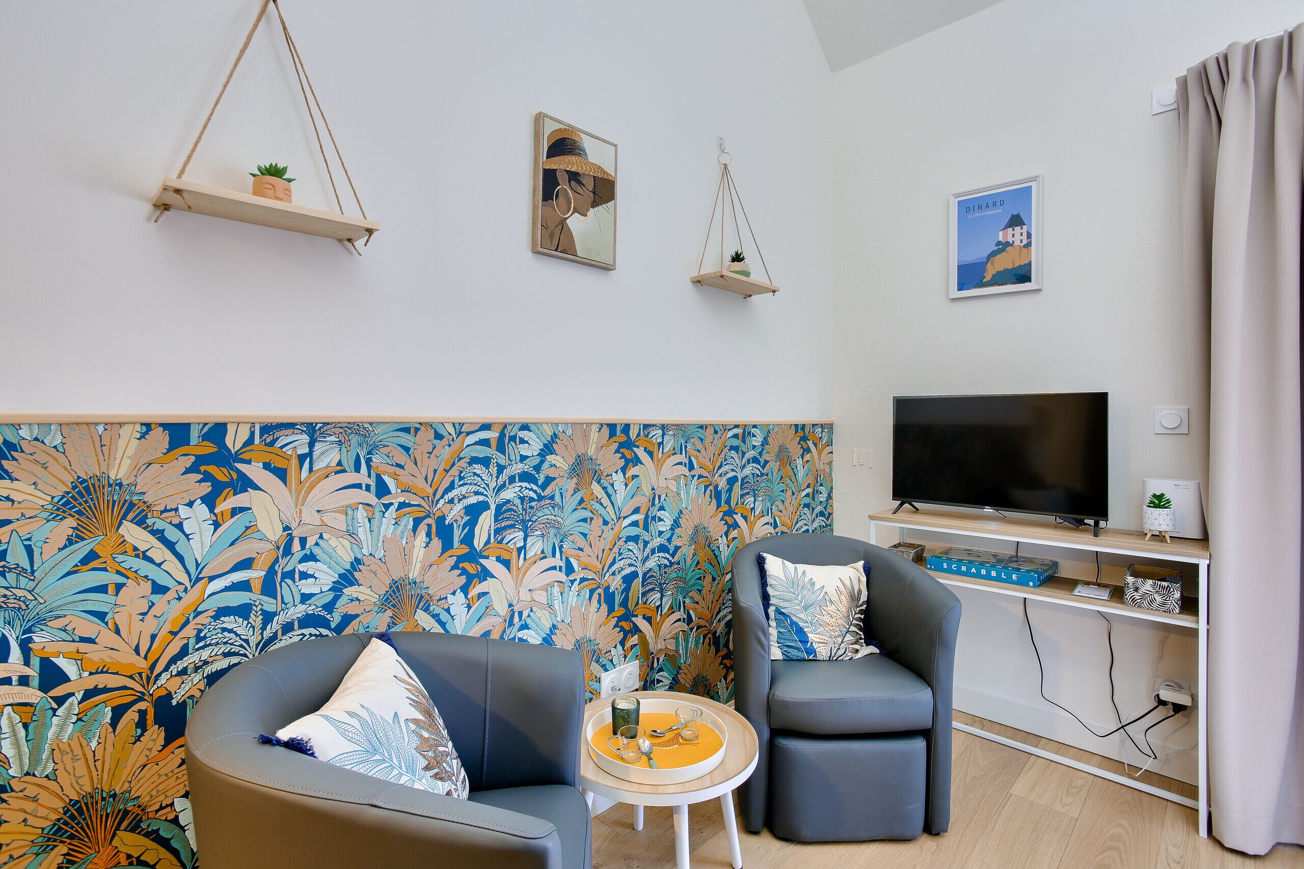 250m De La Mer - Studio Pour 2 - Balcon - Dinard