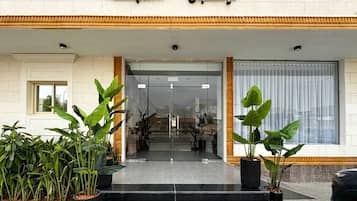 Entrada do alojamento