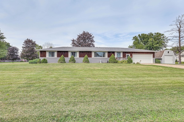 12 Mi To Castle Rock Lake: Serene New Lisbon Home! - Mill Bluff State Park, Camp Douglas