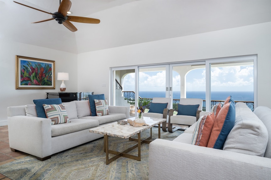 Luxurious Villa, Sunset & Harbor Views, Huge Pool! - Saint Thomas