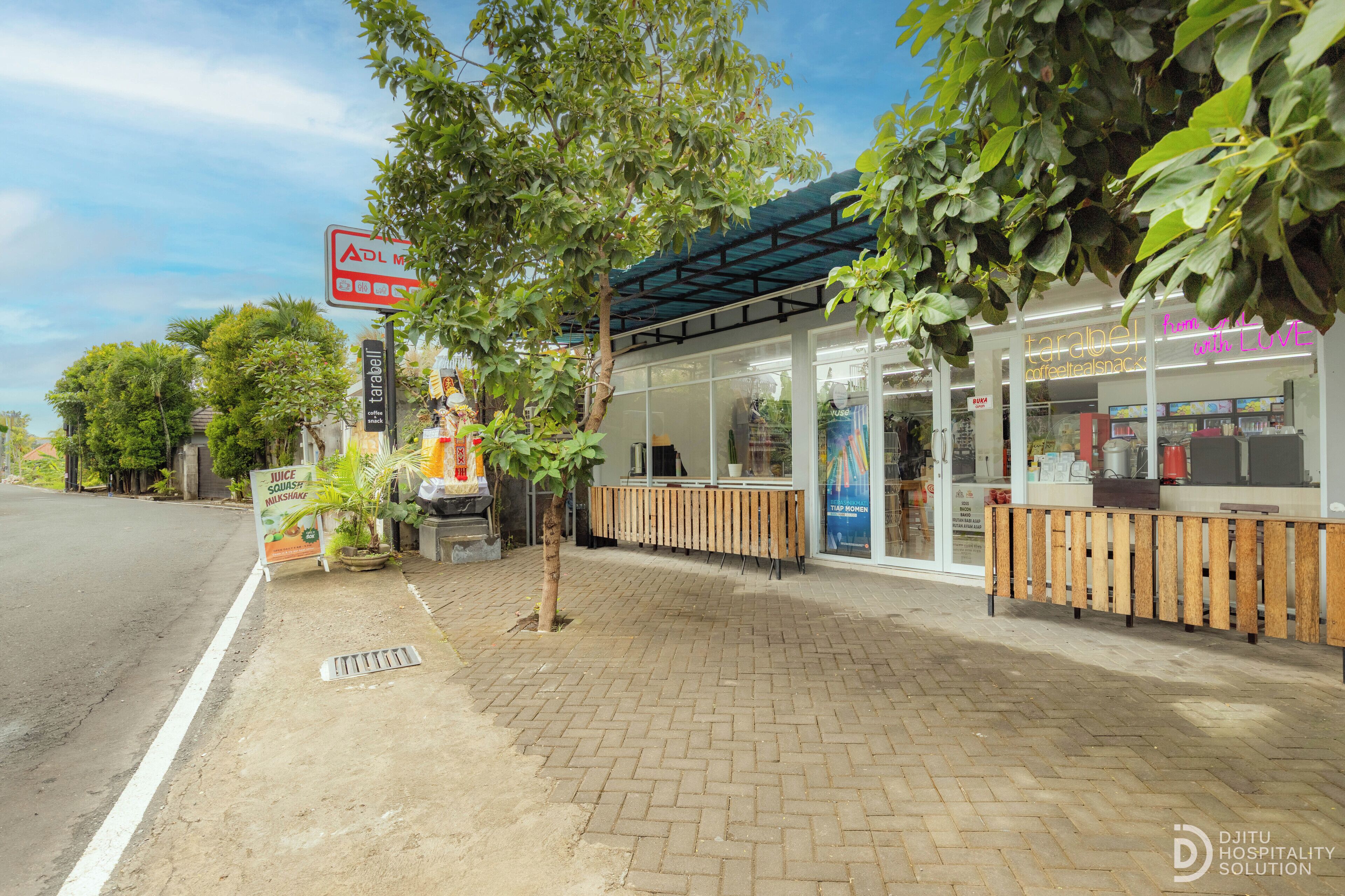 Entrada do alojamento