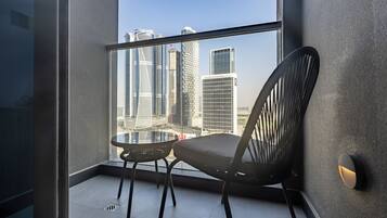 Estúdio Deluxe, varanda, Vista para a cidade | Varanda