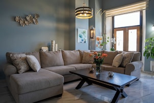 Apartamento Presidencial, Vista para a cidade | Sala de estar