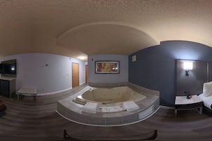 Suíte estúdio superluxo, 1 cama King, para não fumantes | Banheiro | Produtos de toalete grátis, toalhas de banho, sabonete, shampoo