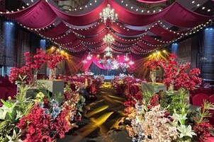 Espaço interior para casamentos