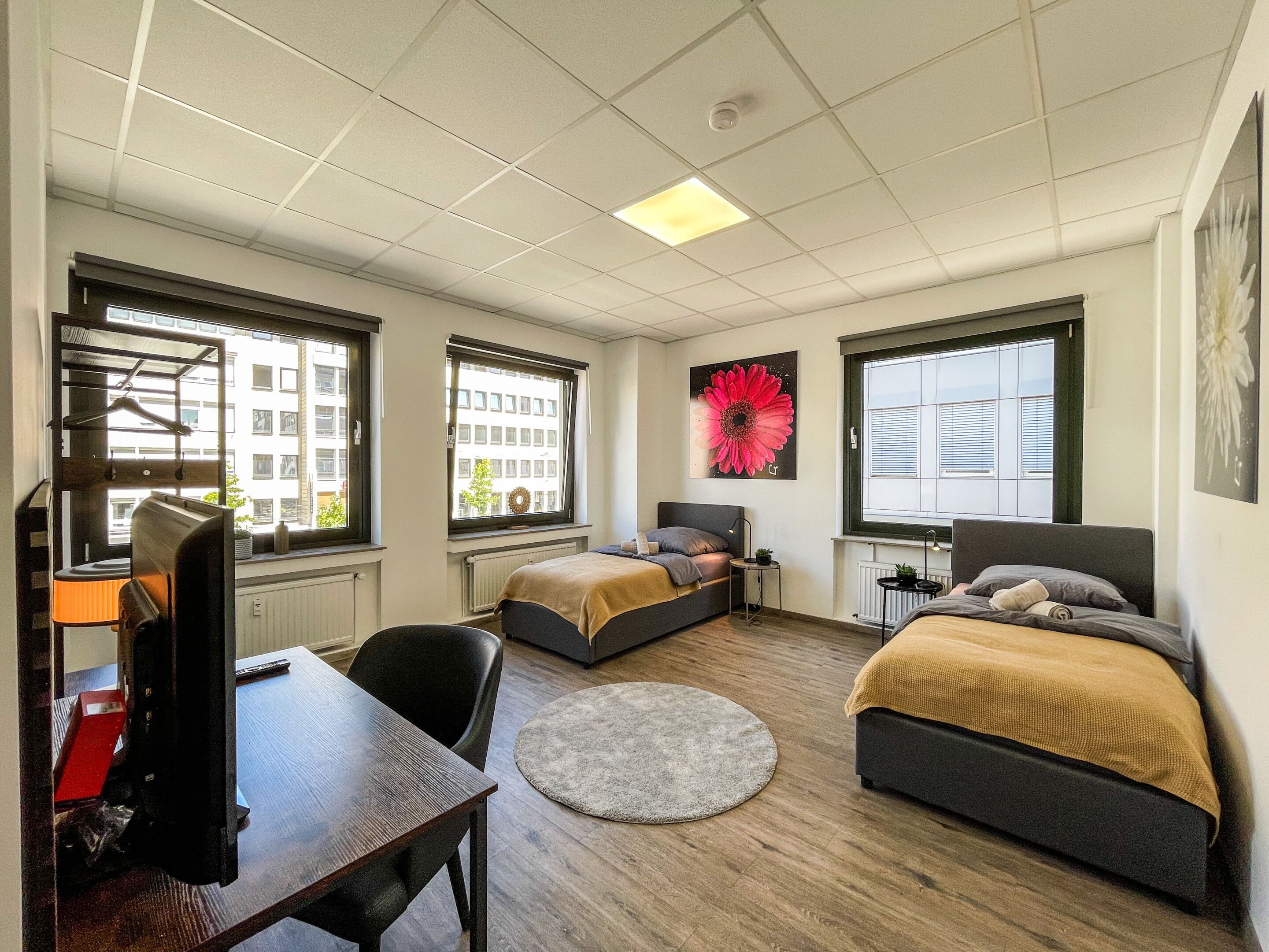 Double Ou Twin-vue Ville-salle De Bain Partagée - Hanovre