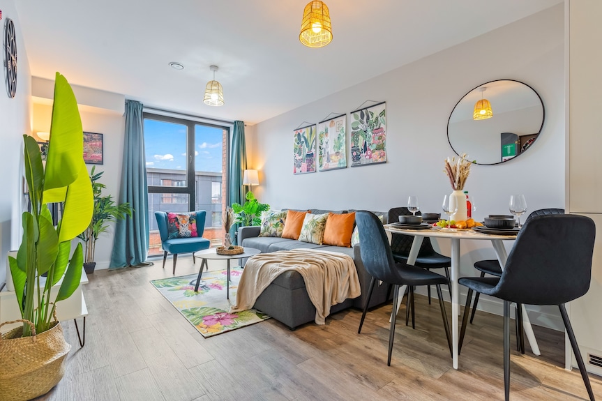 King Bed | 2bath | Parking | Netflix | City Centre - Birmingham