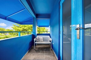 Apartamento Empresarial, Vista para a cidade (MM7) | Varanda