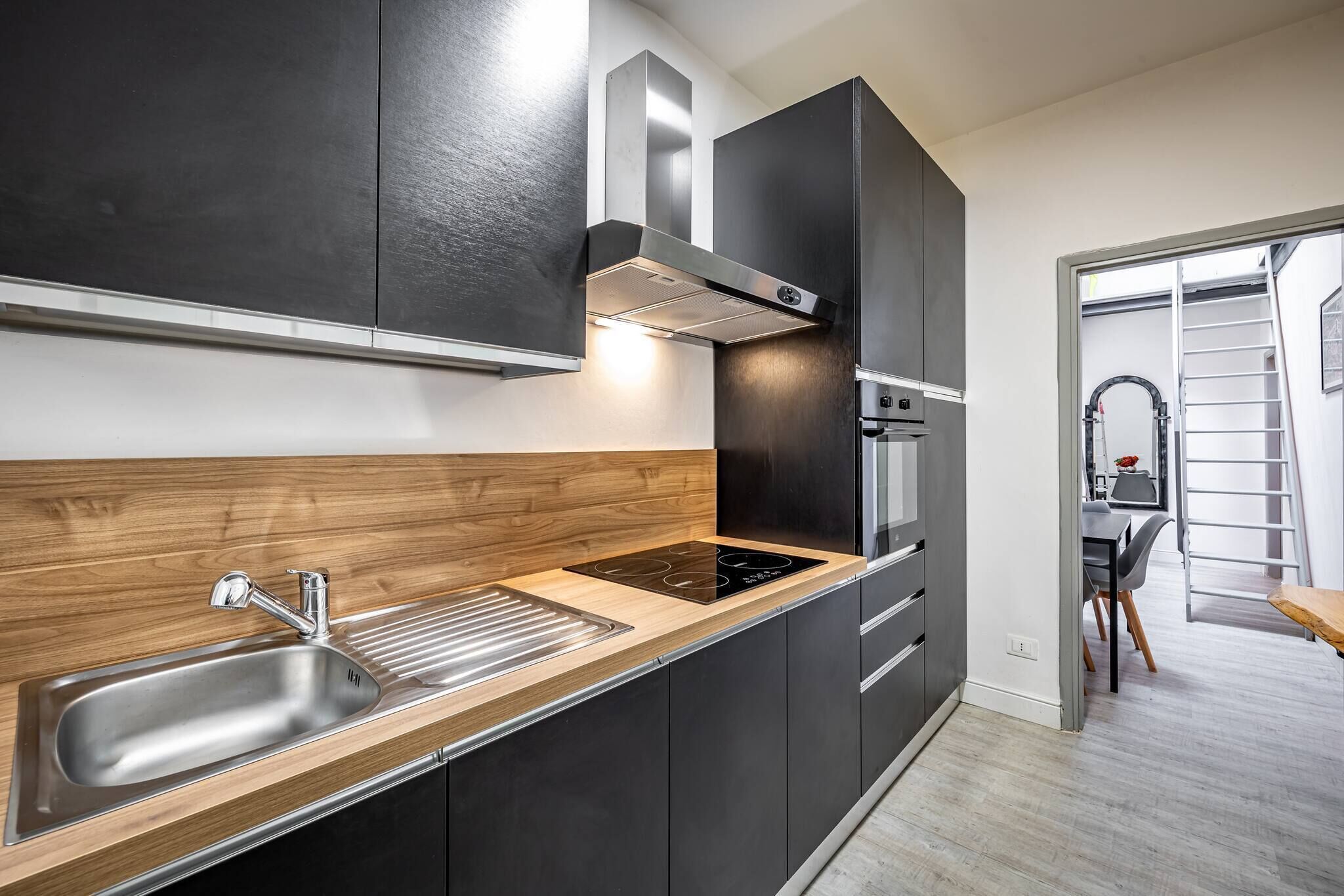 Apartamento, 2 quartos, terraço | Cozinha privada