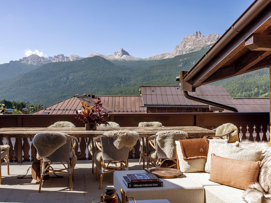 Suíte presidencial, vista para a montanha | Terraço/pátio