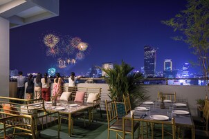 Terraço no piso superior