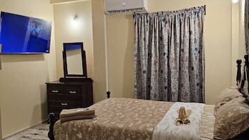 1 quarto, roupas de cama antialérgicas, individualmente mobiliados