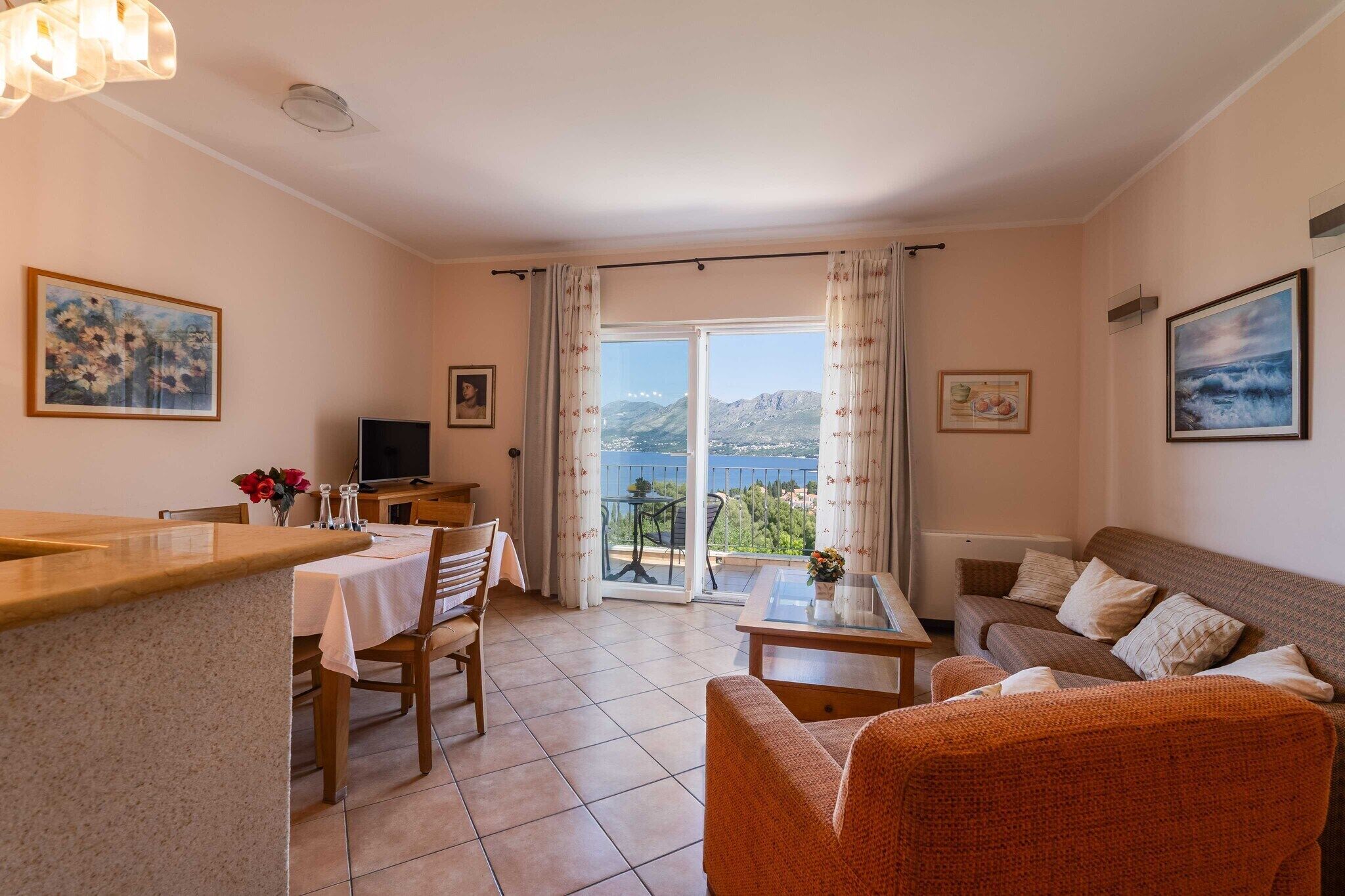 Villa Alegria Cavtat - One Bedroom Apartment With Balcony And Sea View (Apartment A) - Cavtat