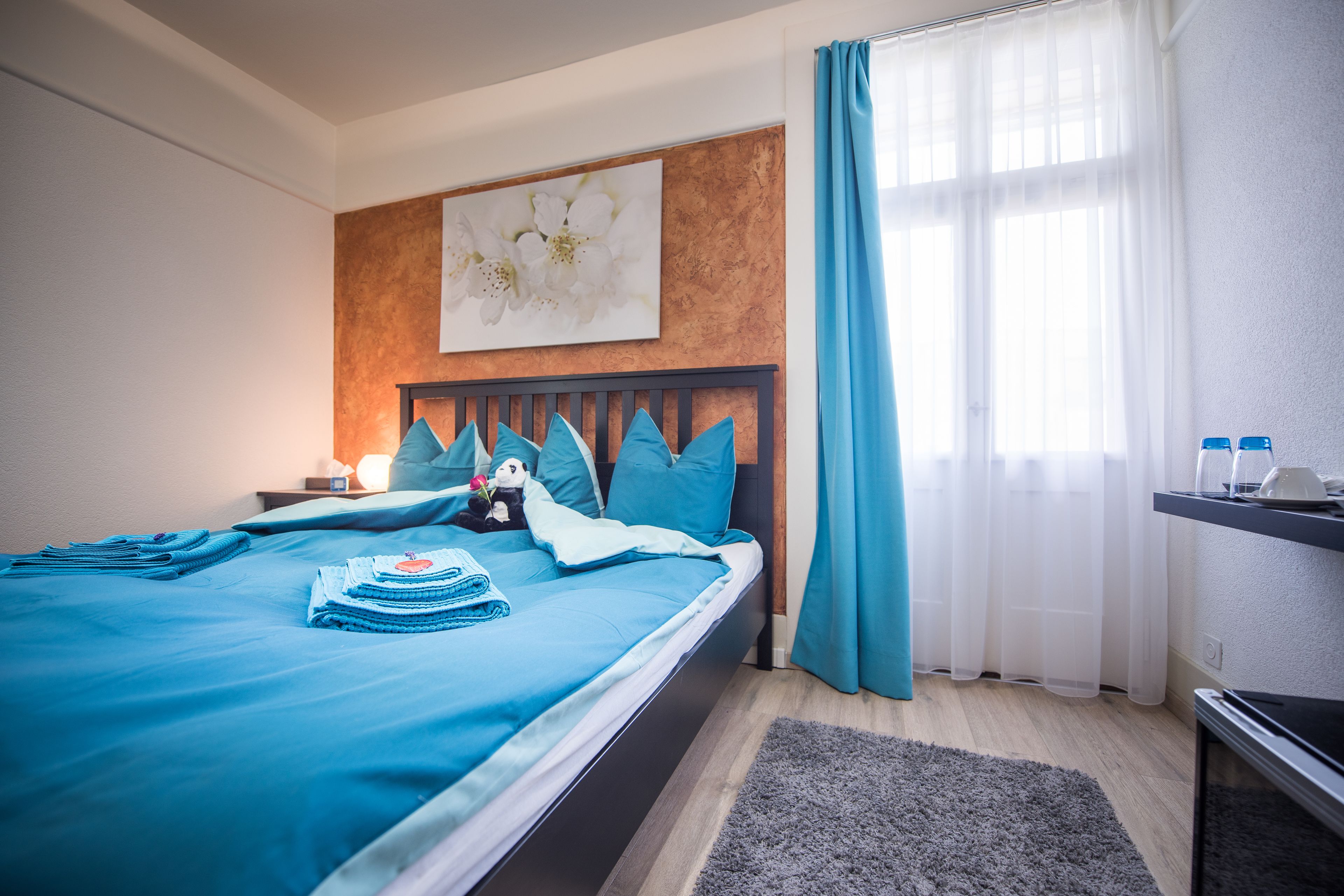 Villa Deluxe, 1 cama king-size, casa de banho privativa, vista para o jardim | Lençóis de algodão egípcio, roupa de alta qualidade, edredões de penas 