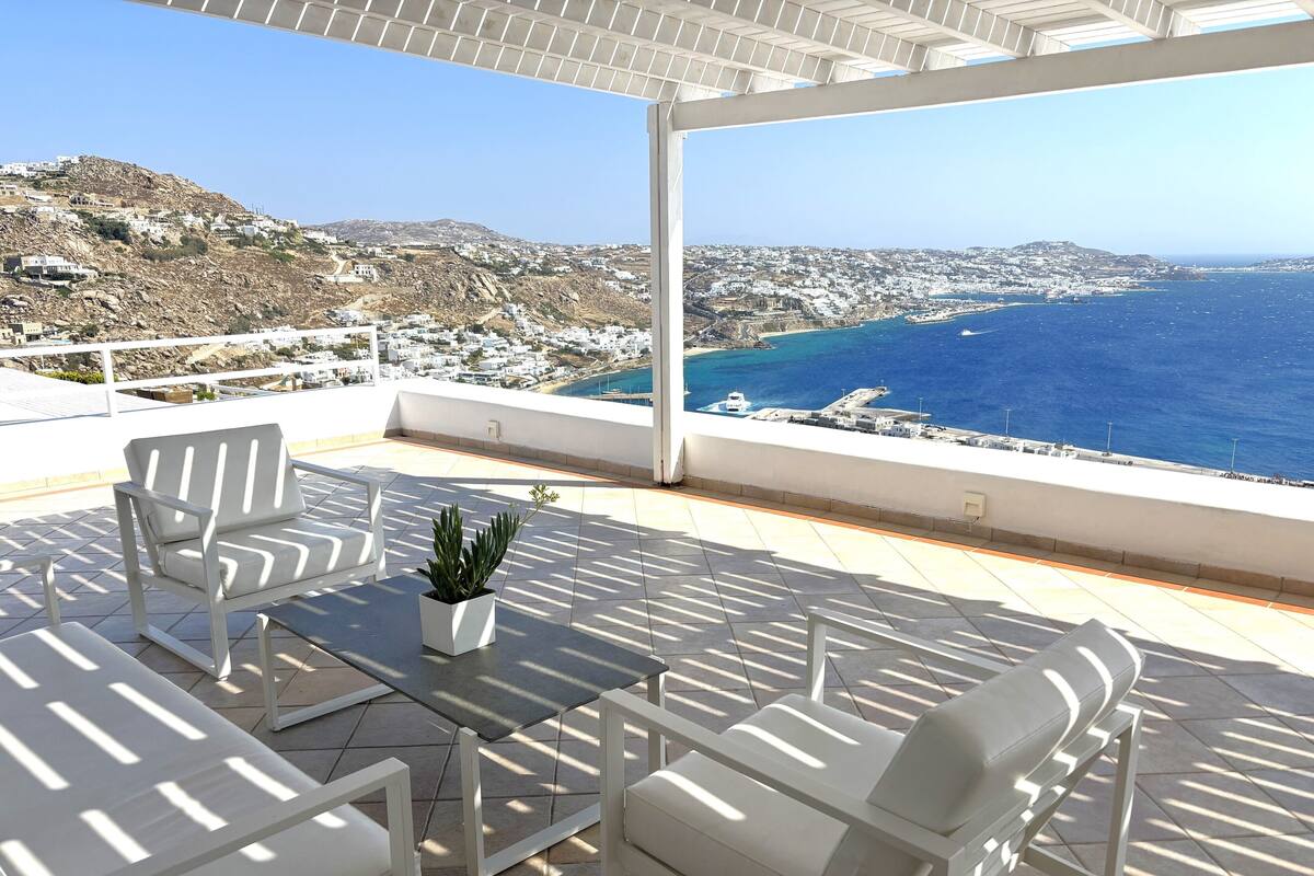 Villa Superior, 2 quartos, vista para o mar | Vista do quarto
