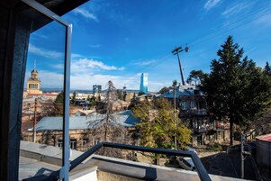 Vista para a cidade desde o alojamento