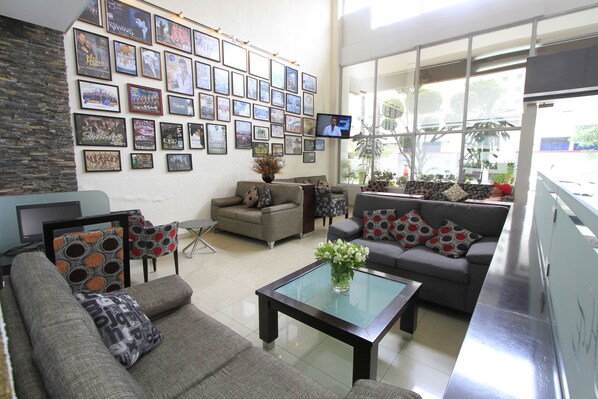 Sala de estar do lobby