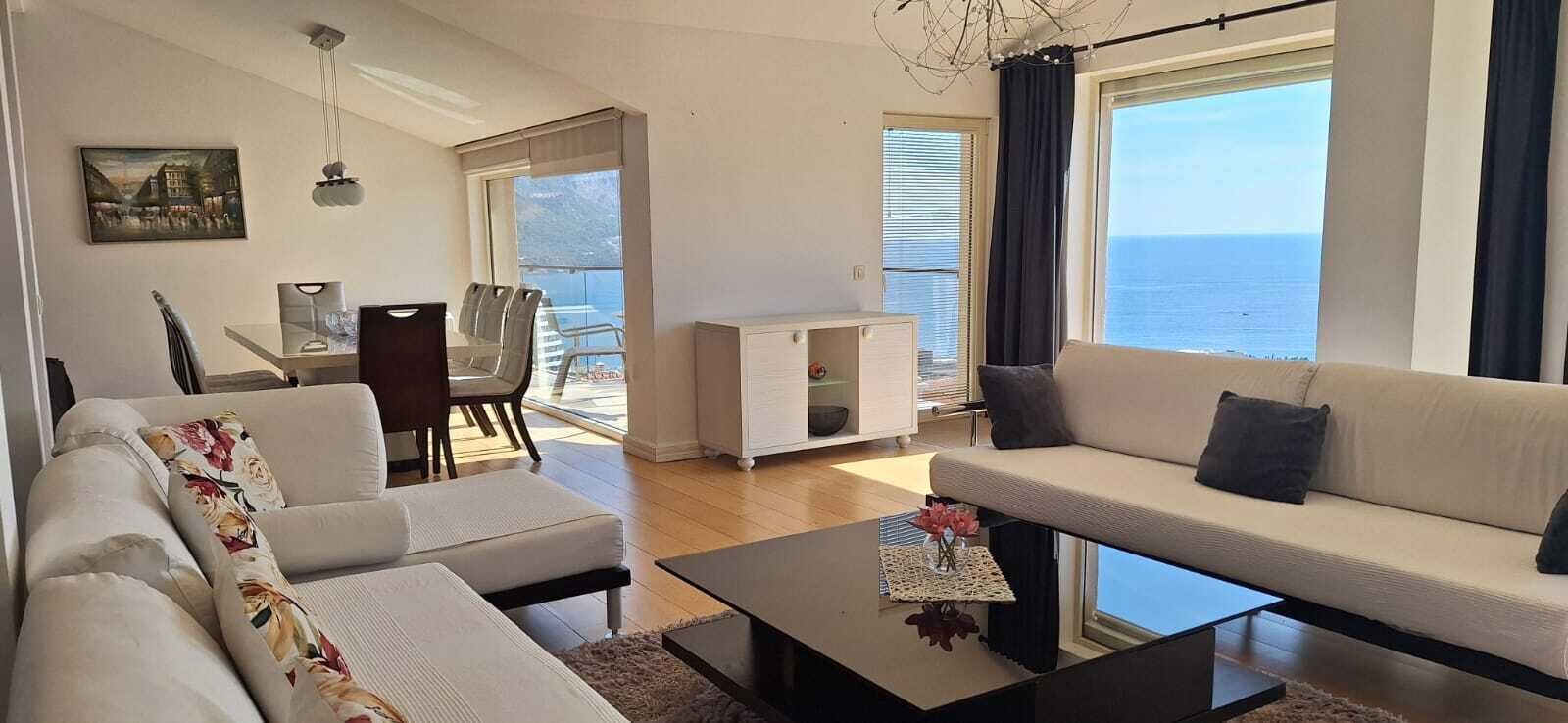 Cobertura luxo, 3 quartos, vista para o mar | Área de estar