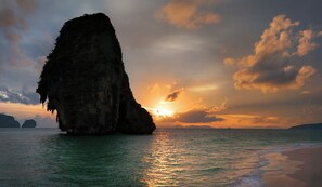 Vista para praia/oceano