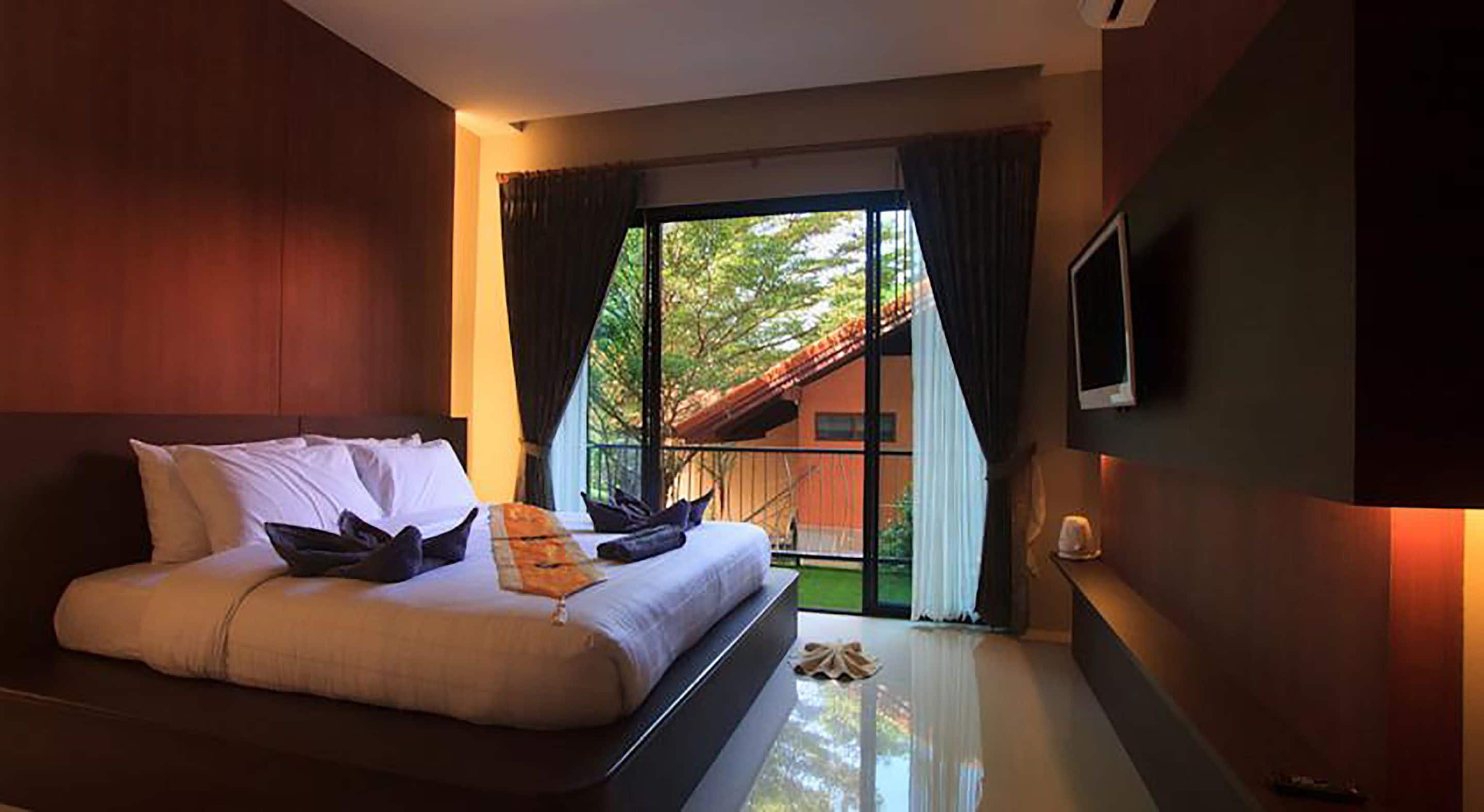 Quarto Deluxe | Cofre no quarto, cortinas/cortinados opacos, Wi-fi grátis 