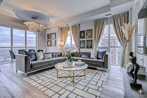 Cobertura presidencial | Área de estar | TV de tela plana