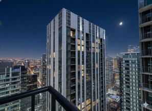 Vista para a cidade desde o alojamento