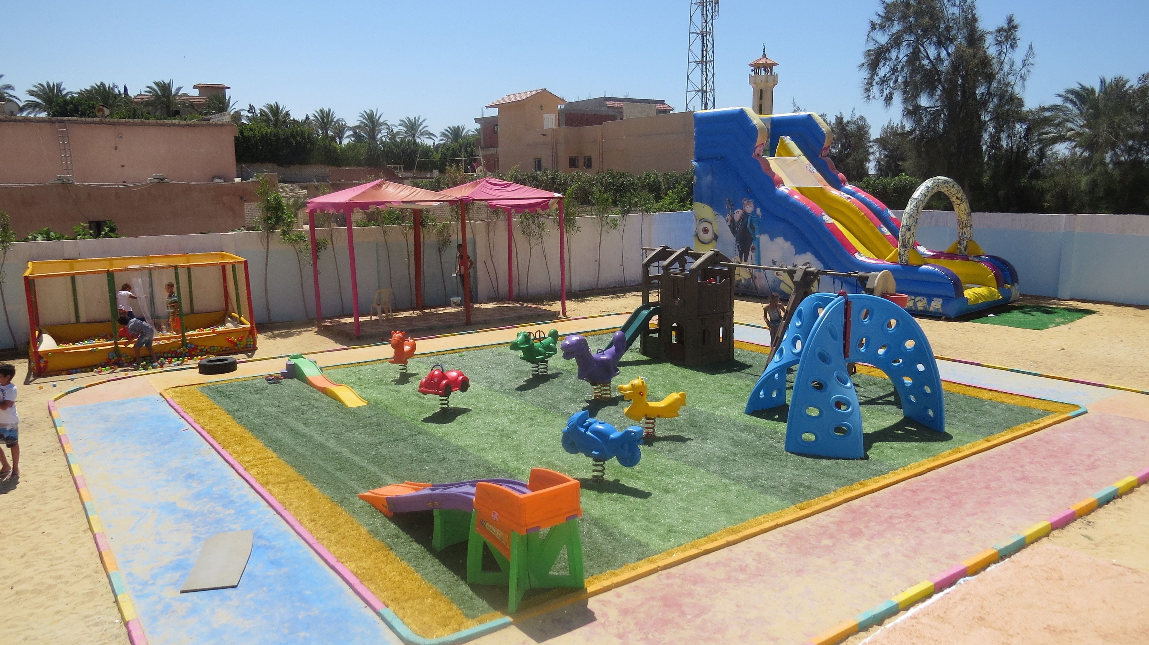 Área de recreio para crianças (ao ar livre)