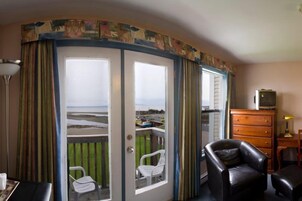 Quarto, varanda, vista para o oceano | Vista do quarto