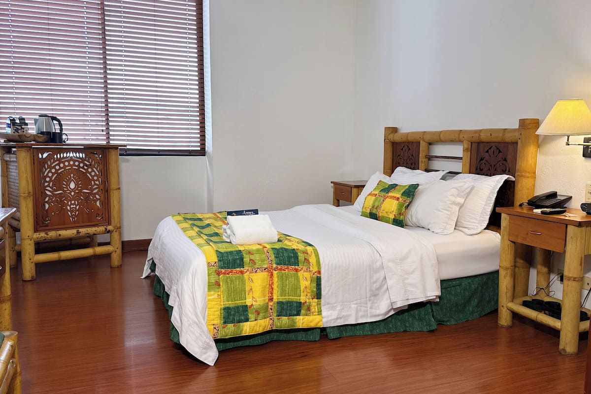 Quarto Standard, 1 cama de casal | Roupa de alta qualidade, cofre no quarto, secretária