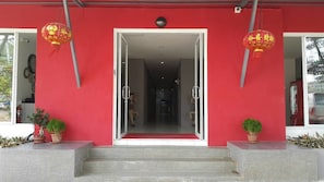 Entrada do alojamento