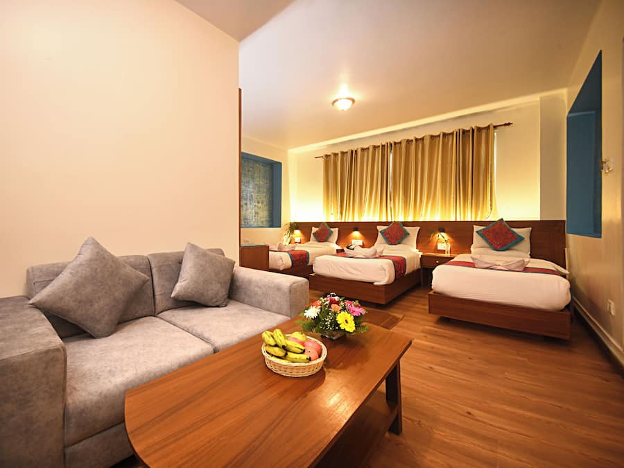 1 quarto, roupas de cama premium, cofres nos quartos, escrivaninha