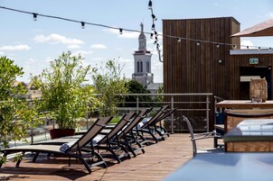 Terraço no piso superior