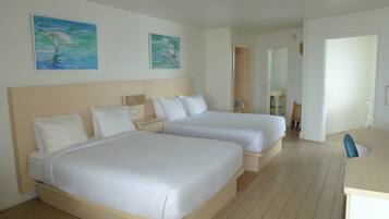 Roupa de alta qualidade, camas de colchão pillowtop, cofre no quarto