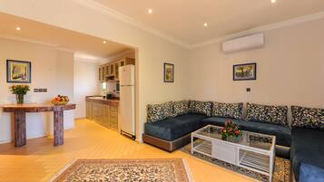 Televisor de ecrã plano de 55 polegadas com canais via satélite