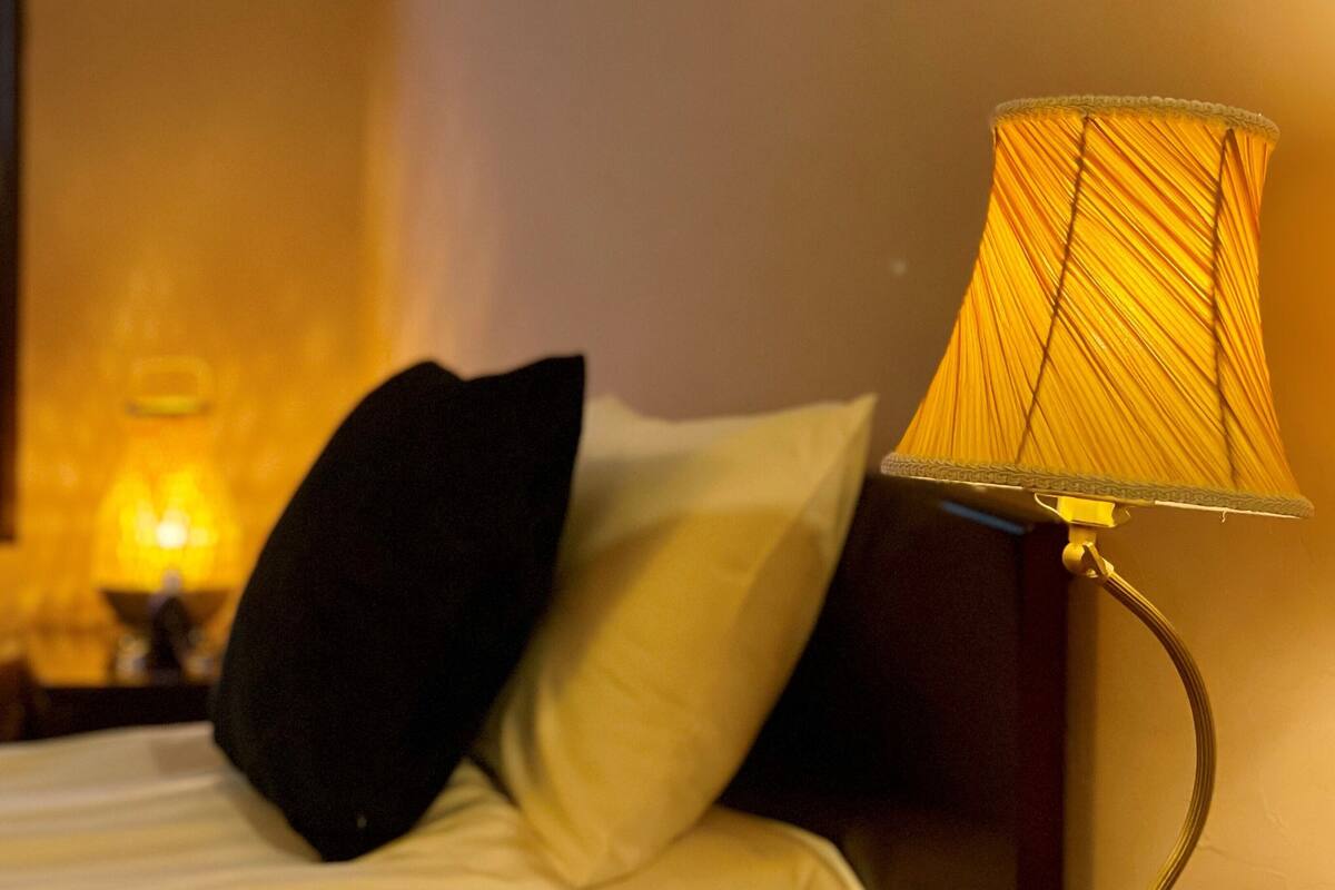 Wi-fi grátis, roupa de cama fornecida