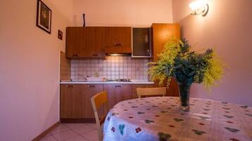 Apartamento Standard, 1 quarto, cozinha (Balcony) | Refeições no quarto